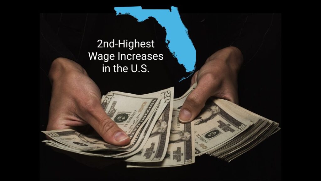 Florida Touts 2nd-Highest Wage Increases of All States - Florida Daily