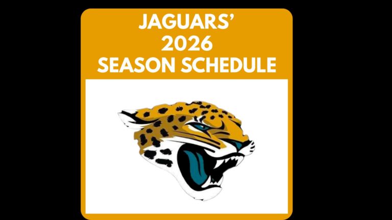 NFL Releases Jacksonville Jaguars' 2026 Season Schedule - Florida Daily